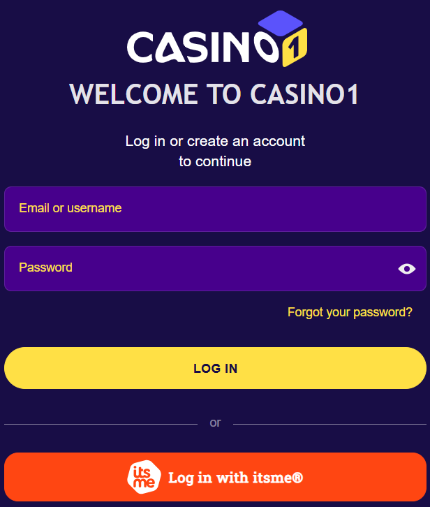 How can I login with ItsMe? – Casino1.be (EN)